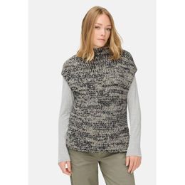 Camel Active Strickpullunder mit Stehkragen in Grau | Gr.: xs