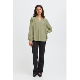 Fransa Kurzarm-Bluse FRSIE Loose fit in Dusty Olive | Gr.: M