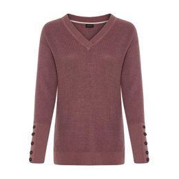 Laura Scott V-Ausschnitt-Pullover in altrosa | Gr.: 40-42