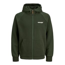 Jack & Jones Jack & Jones Sweatjacke 'Thatcher' in dunkelgrün | Gr.: M
