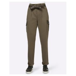 Heine Cargohose in khaki | Gr.: 38