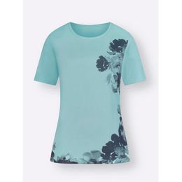 Sieh an! Shirt in mint-bedruckt | Gr.: 42