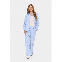 Saint Tropez Casual Hose JalineSZ Lockere Passform in Serenity NightSky Harts | Gr.: M