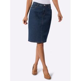 WITT WEIDEN Jeans-Rock in blue-stone-washed | Gr.: 50
