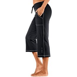 H.I.S. H.I.S Caprihose in schwarz | Gr.: 36-38
