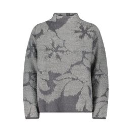 Betty Barclay Strickpullover mit Jacquard in Patch Grey/Grey | Gr.: 38