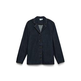 V&eacute;ro Moda Vero Moda VMKANIKA LS DENIM BLAZER SHIRT in Dark Blue Denim | Gr.: M