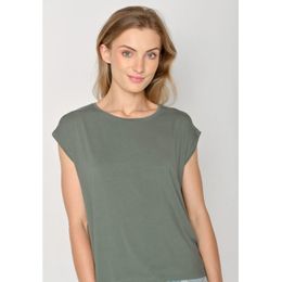 Greenbomb T-Shirt Basic in Schmutziges Olivgrün | Gr.: S