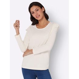 Sieh an! Langarmshirt in ecru | Gr.: 48