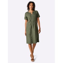 CRÉATION L creation L Sommerkleid in khaki-meliert | Gr.: 40