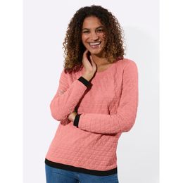 WITT WEIDEN Jacquard-Shirt in flamingo | Gr.: 42