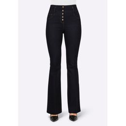 Heine Bootcut-Jeans in dark blue | Gr.: 22