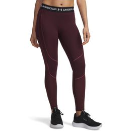 Under Armour Leggings "Coldgear Textured Leggings" in Rot | Gr.: XL