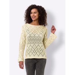 Heine Ajourpullover in sand | Gr.: 48