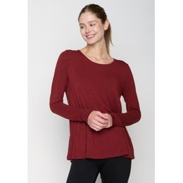Greenbomb Longsleeve Basic in Red Berry | Gr.: XL