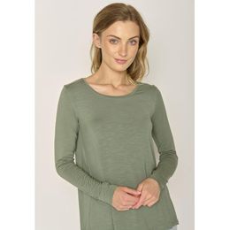 Greenbomb Longsleeve Basic in Schmutziges Olivgrün | Gr.: L