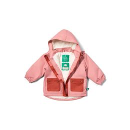 Little Green Radicals Recycelter wasserdichter Wintermantel in Rosa | Gr.: 4-5-jahre