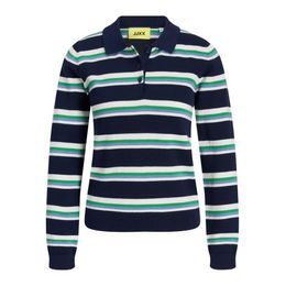 Jack & Jones JJXX Gestricktes Polo in Maritime Blue | Gr.: M