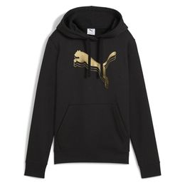 Puma Hoodie "ESS MetalLIC Hoodie FL" in Schwarz | Gr.: S