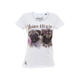 HANGOWEAR T-Shirt GERALDINE in weiß | Gr.: 3XL