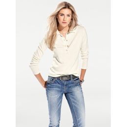 Heine Polopullover in offwhite | Gr.: 40