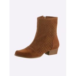 Heine Stiefelette in cognac | Gr.: 42