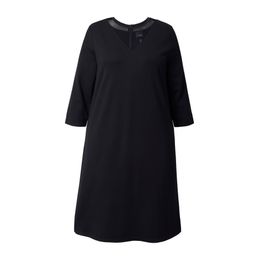 Ulla Popken Midikleid in schwarz | Gr.: 62/64
