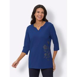 Sieh an! Longshirt in royalblau | Gr.: 38