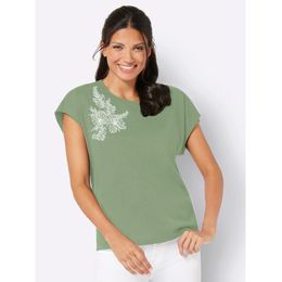 Sieh an! Kurzarm-Shirt in eucalyptus-ecru | Gr.: 38