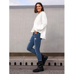 WITT WEIDEN Jeans in blue-stone-washed | Gr.: 48