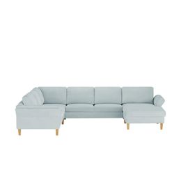 Max Schelling Wohnlandschaft Maximum blau Maße (cm): B: 335 H: 86 T: 255.0 » Höffner