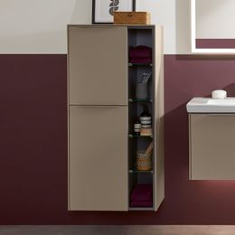 Villeroy & Boch Villeroy & Boch Subway 3.0 Mittelschrank 57,4 x 120 cm mit 1 offenen Fach und 2 Türen, Anschlag links
