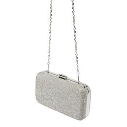 Mascara Clutch female Silver size One Size