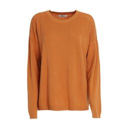 Influencer Pullover Damen Gr&ouml;&szlig;e L orange