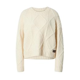 Superdry Pullover Damen Größe L wollweiß