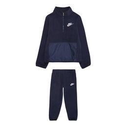 Nike Sportswear Jogginganzug 'ESSENT' Jungen Größe 98 navy / weiß