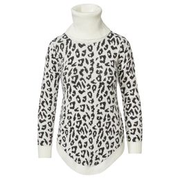 KOROSHI Pullover Damen Größe L schwarz / offwhite