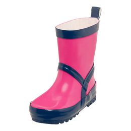 Playshoes Gummistiefel Jungen Gr&ouml;&szlig;e 24.5 marine / pink