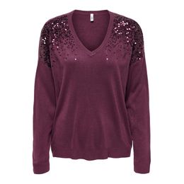 Only Sweater 'ONLSTARRY' female Purple size XS