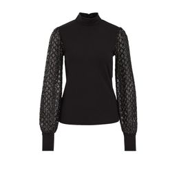 WE Fashion Top Damen Gr&ouml;&szlig;e L schwarz