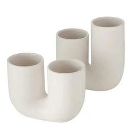Boltze Vase Filicio Wei&szlig; 17 cm