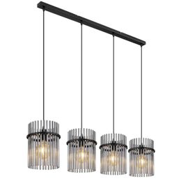 Globo Pendelleuchte 4-flg. schwarz matt Gorley