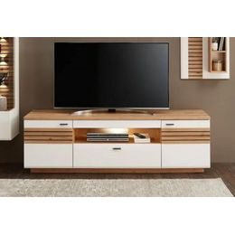 Wohn-Concept Fresno TV-Unterteil 40C5HW30 Weiß matt/Artisan Eiche Nachbildung ca.190x60x47 cm