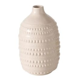 Roomio Vase Meruna Beige ca. 20 cm