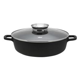 ELO Stahlwaren Bräter Alucast Oval schwarz 38 cm