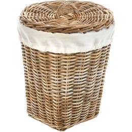 Locker W&auml;schekorb &raquo;Kubus&laquo; Gr&ouml;&szlig;e S braun-beige