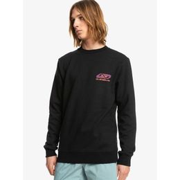 Quiksilver Sweatshirt &raquo;Throwback&laquo; schwarz XL XL &Ouml;ko-Stoff: Mischgewebe aus Baumwolle,...
