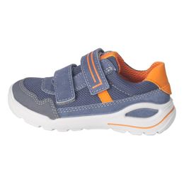 Ricosta Sneaker »RIDER WMS: Mittel«, Freizeitschuh mit Klettverschluss, Größenschablone zum Download blau orange 29 29 Casual Sneaker mit...