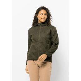 Jack Wolfskin Fleecejacke »TANNENSPUR JKT W« mitKapuze island-moss XS (34) XS (34) Fleecejacke mit Kapuze