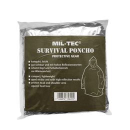 Mil-Tec Survival Poncho silber